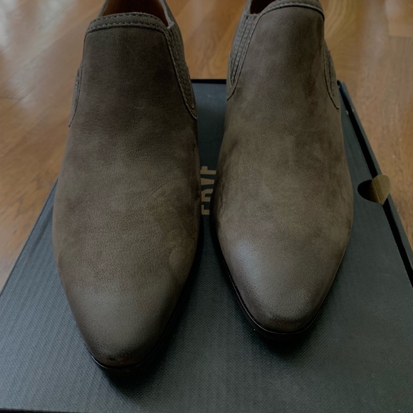 Frye | Shoes | Frye Bootie Eleanor Western Shootie Grey Sz 9 Nib | Poshmark